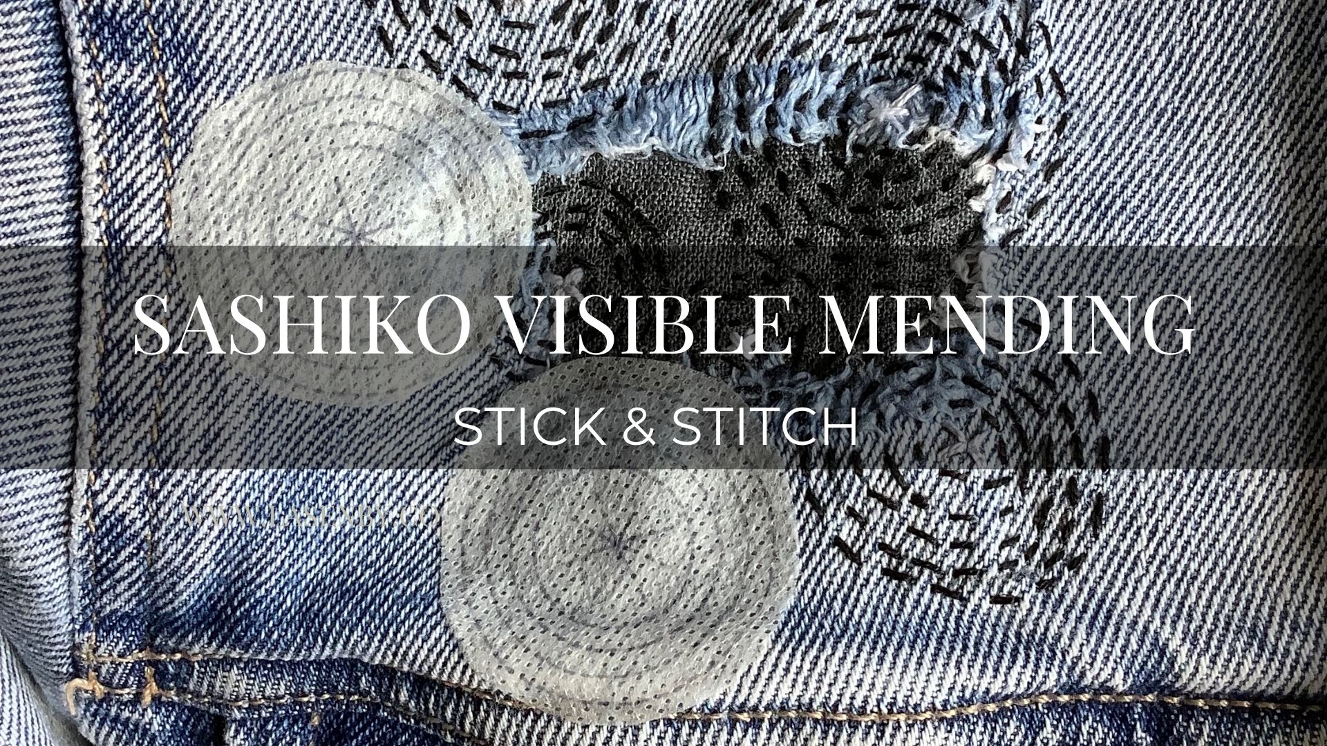Visible Mending Circles Stick & Stitch :: SS001 - LAZENBY
